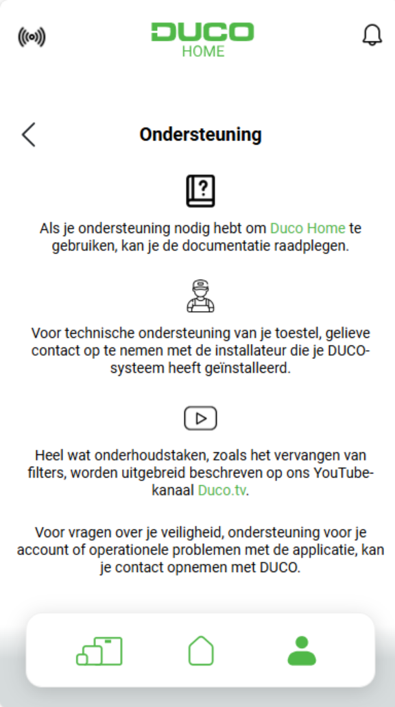 Feedback – DUCO User Guide